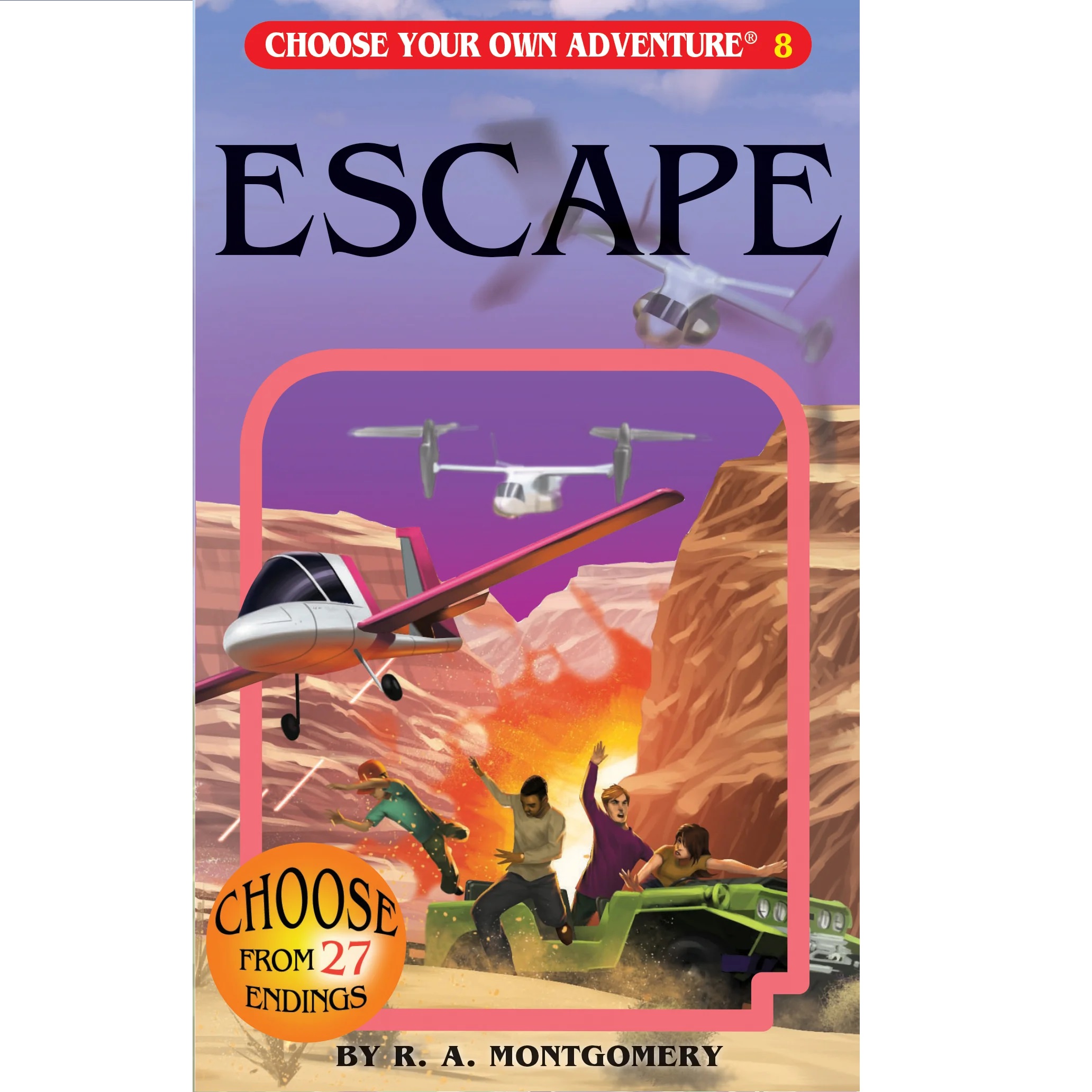 Escape - Choose Your Own Adventure Book - RetroFestive.ca