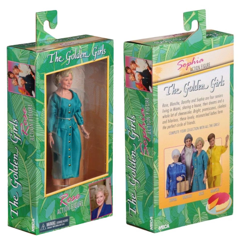 Golden Girls Rose 8-Inch Retro Clothed Action Figure - RetroFestive.ca