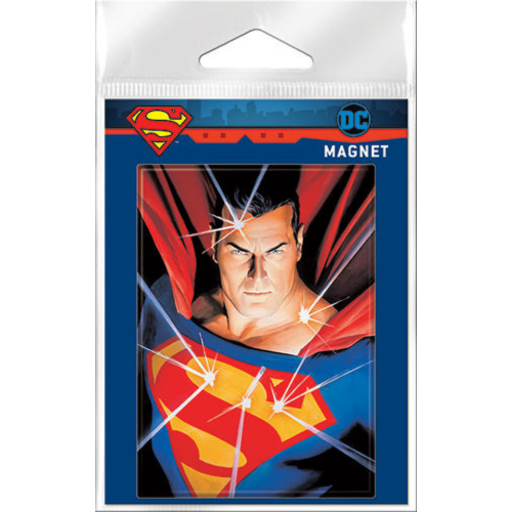Superman by Alex Ross DC Comics Flat Fridge Magnet - RetroFestive.ca