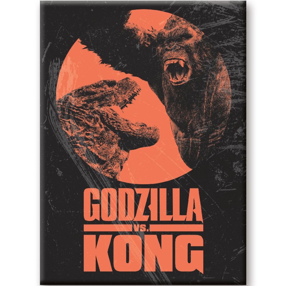 Godzilla Vs Kong Flat Fridge Magnet - RetroFestive.ca