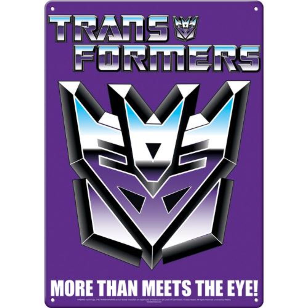 Transformers Decepticon Metal Sign - RetroFestive.ca