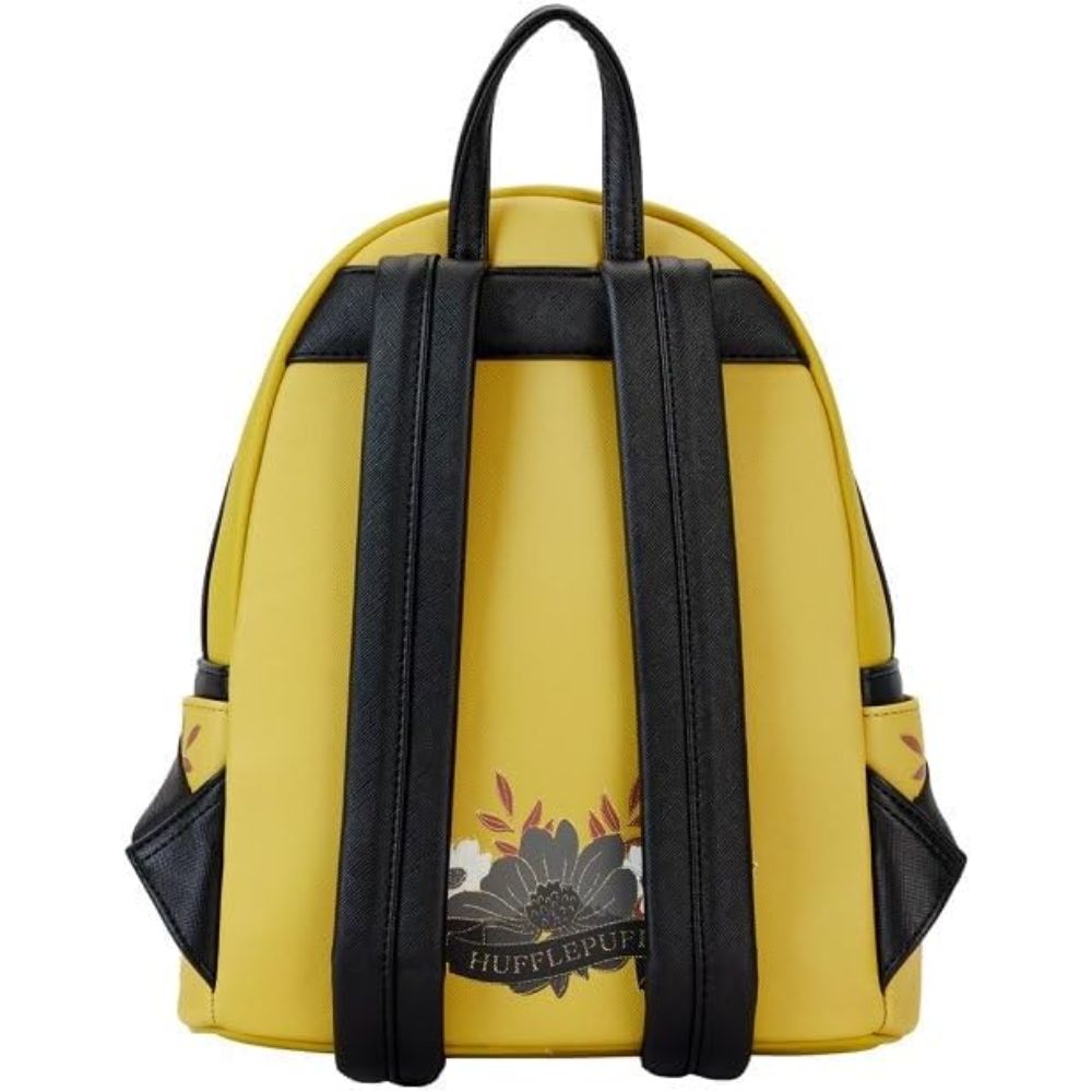 Harry Potter Hufflepuff Floral Tattoo Backpack by Loungefly ...