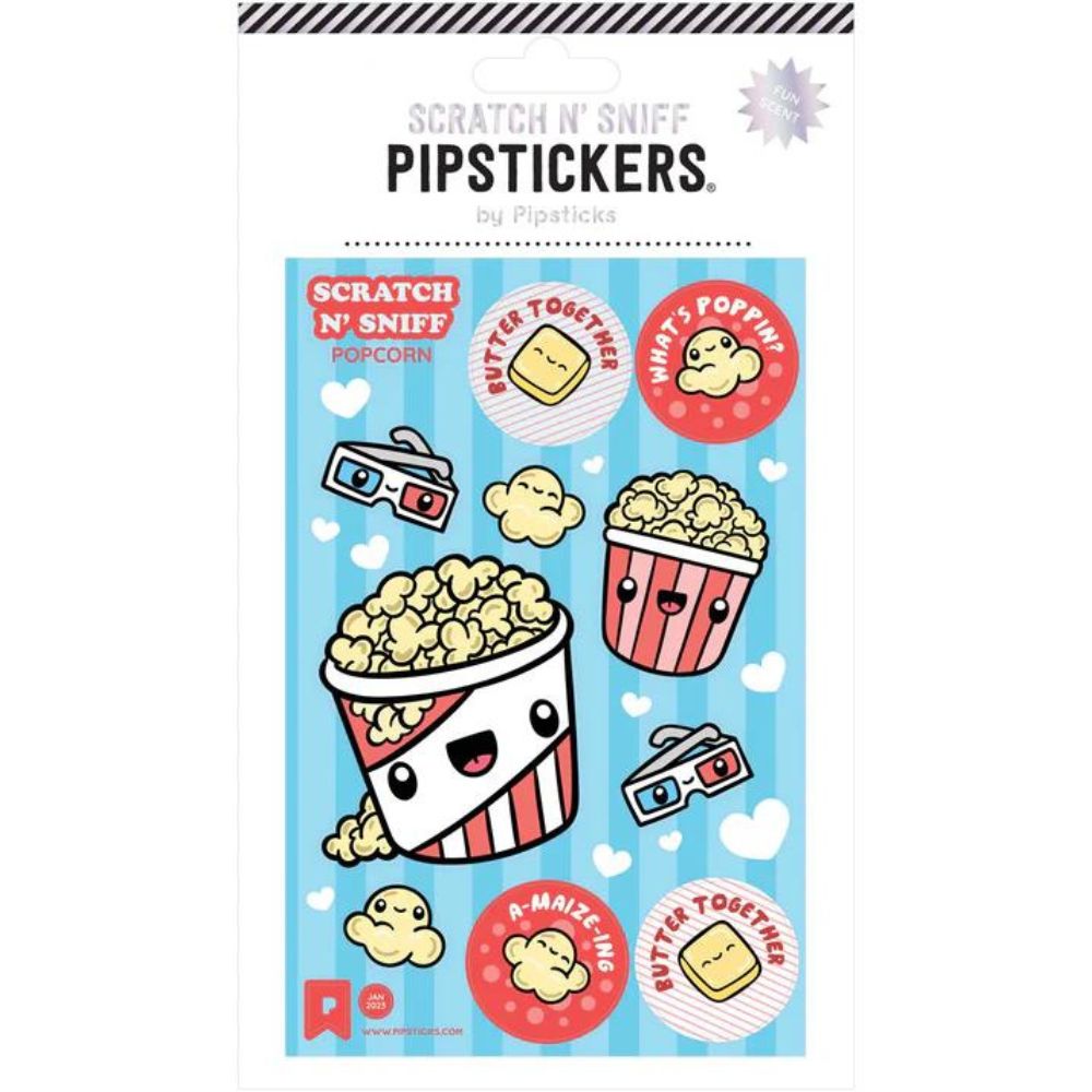 Butter Me Up Scratch N Sniff - Scented Sticker Sheet By PipSticks ...