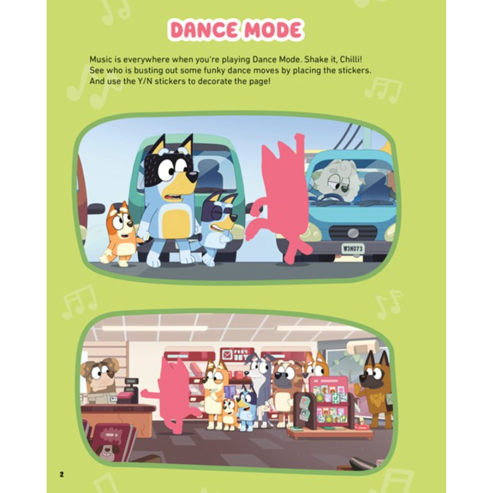 Bluey Super Stickers Book Canada | RetroFestive.ca