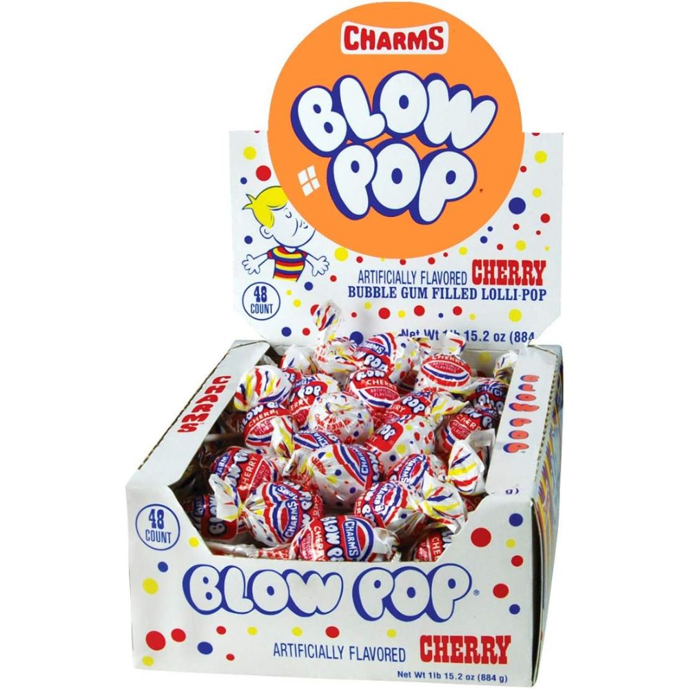 Charms Blow Pops - Cherry - RetroFestive.ca
