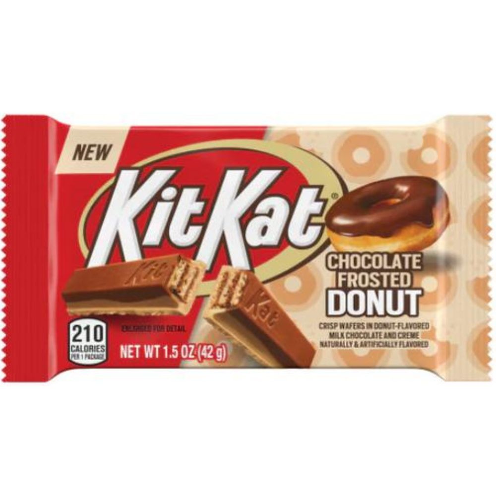 Kit-Kat Chocolate Frosted Donut - RetroFestive.ca