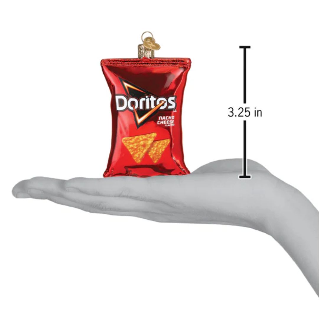 Nacho Cheese Doritos Chips Glass Ornament by Old World Christmas ...