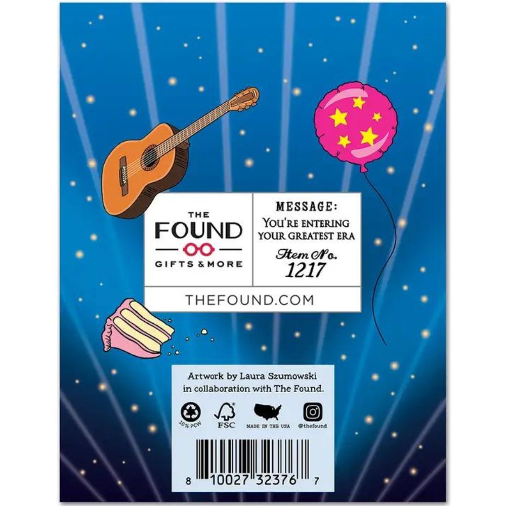 Taylor Swift Greatest Era Birthday Card - RetroFestive.ca