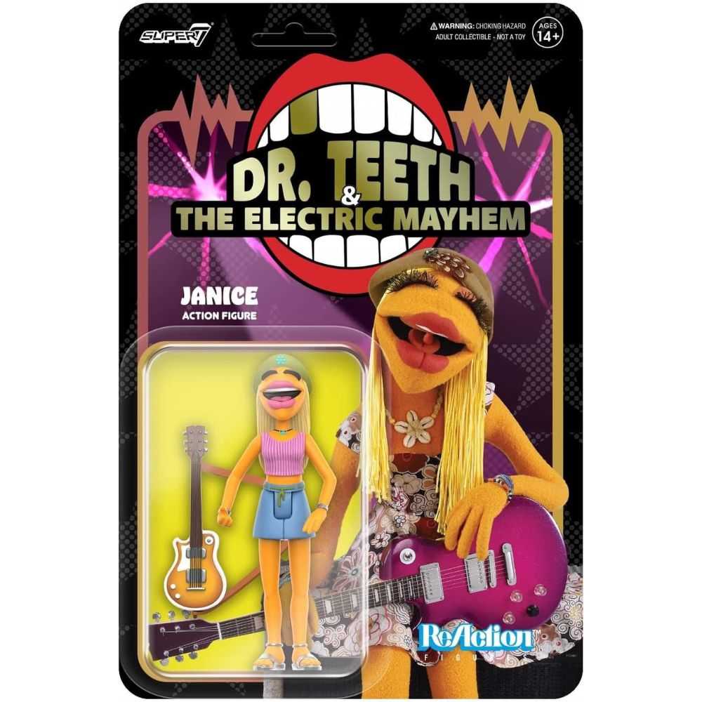 The Muppets Janice Electric Mayhem ReAction Figure by Super7 ...