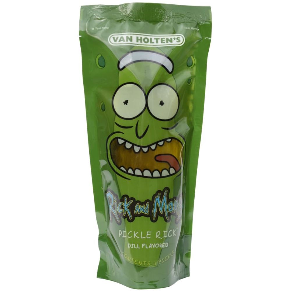 Rick and Morty Jumbo Pickle Rick in a Pouch - RetroFestive.ca