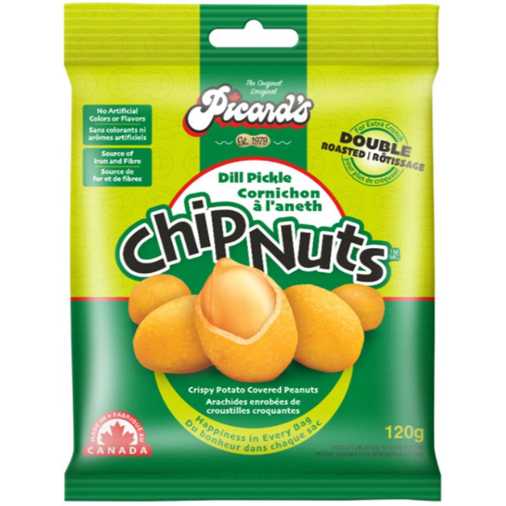 Picards Chip Nuts - Dill Pickle - RetroFestive.ca