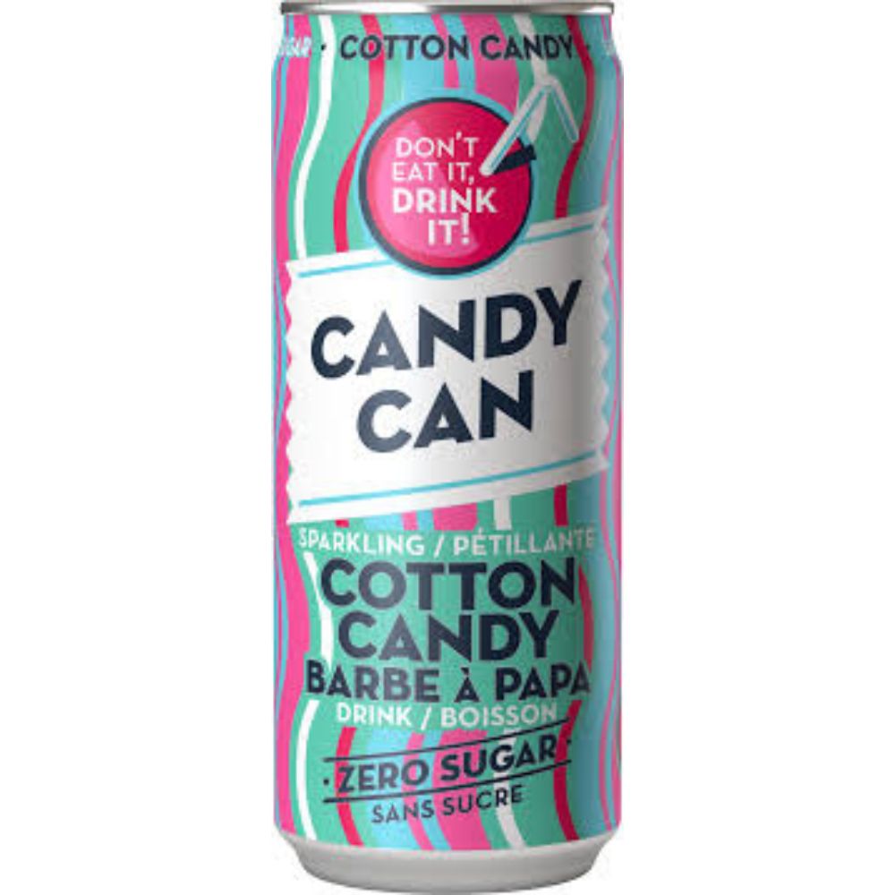 Cotton Candy Sparkling Zero Sugar Candy Can - RetroFestive.ca