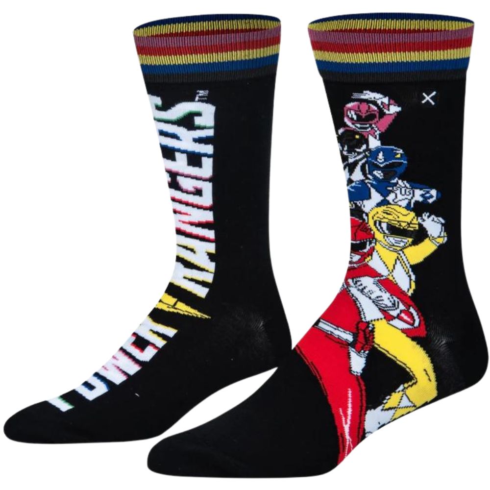 Power Rangers Men's Socks by Odd Sox - RetroFestive.ca