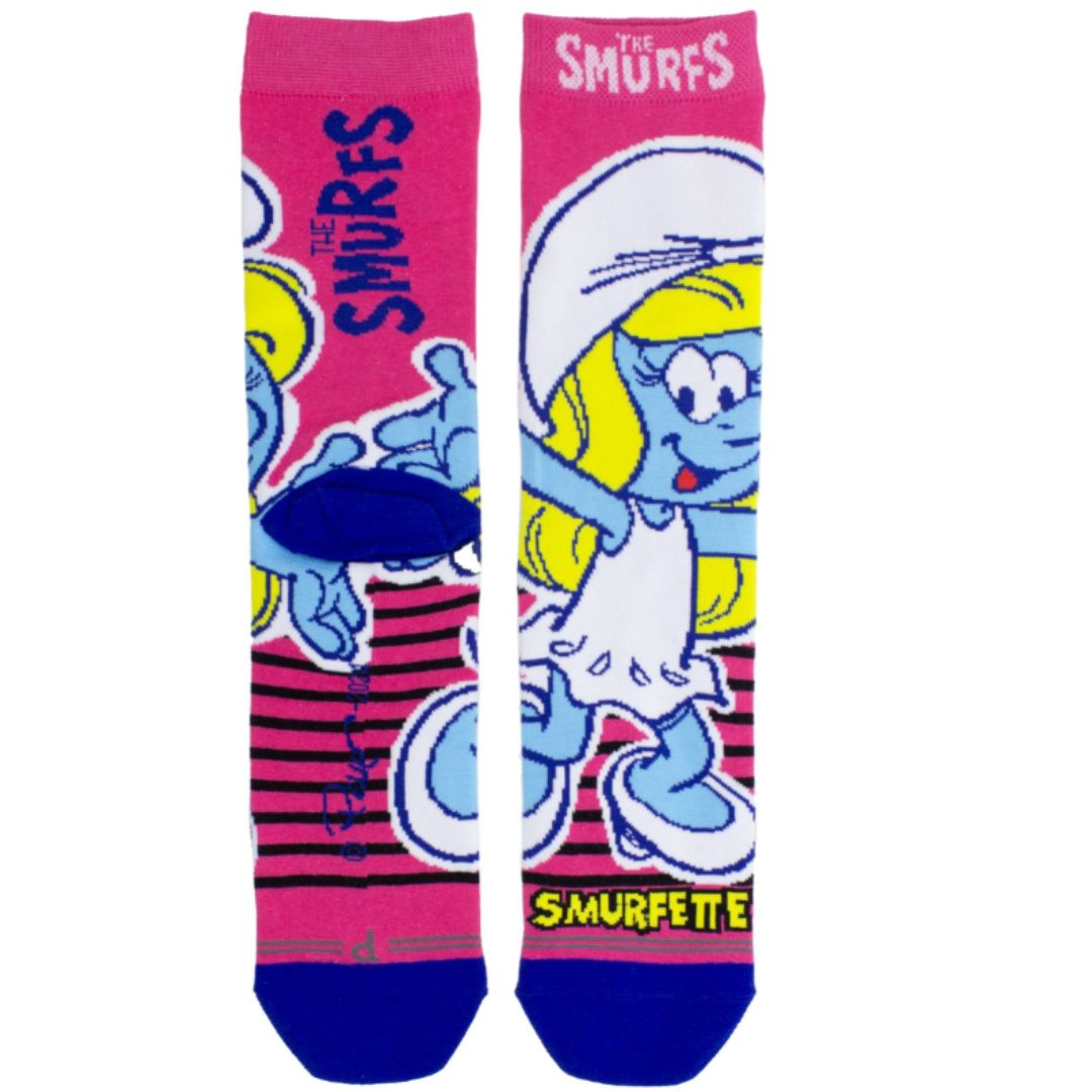 The Smurfs Crew Socks - Smurfette - RetroFestive.ca