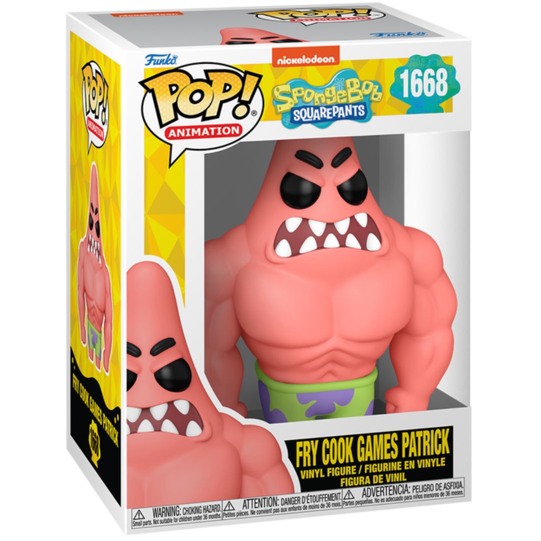 Pop! Animation: SpongeBob SquarePants - Patrick with Muscles Fry Cook ...