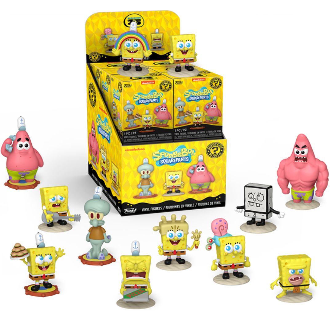 Pop! Mystery Mini: SpongeBob Squarepants Mystery Mini Vinyl Figures ...