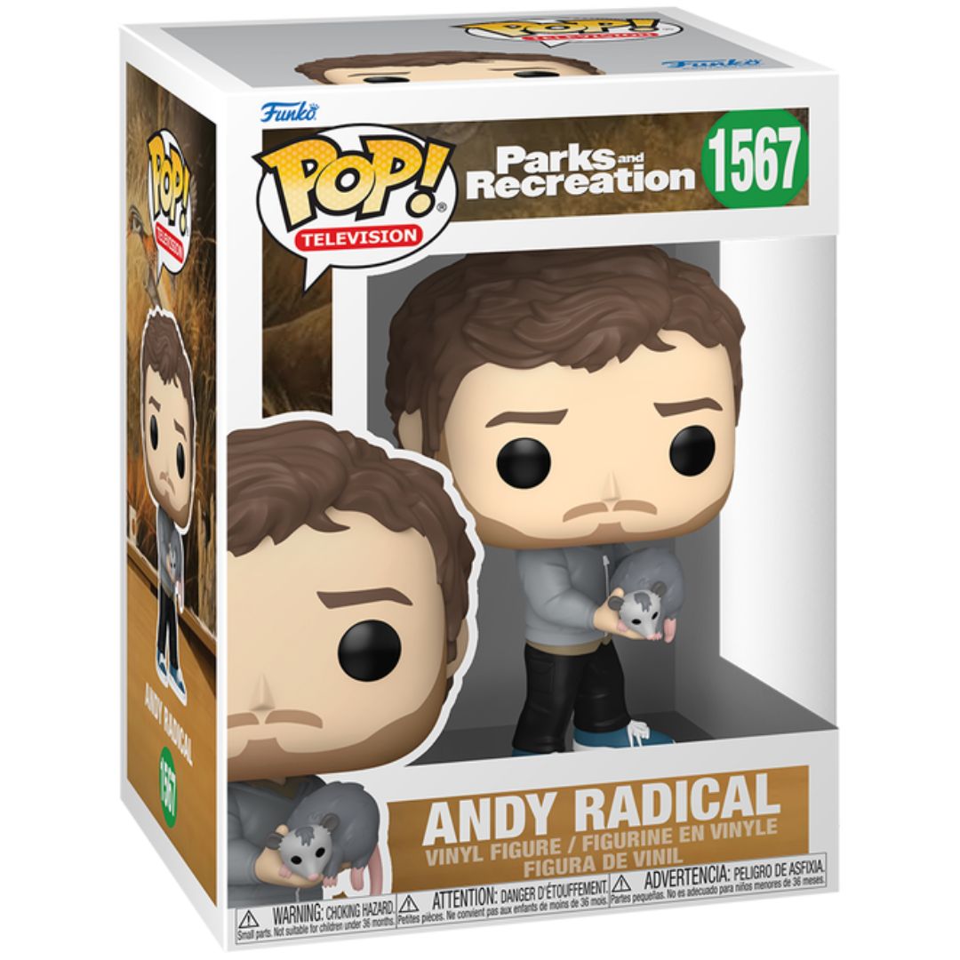 Pop! TV: Parks & Rec - Andy Radical with Possum - RetroFestive.ca