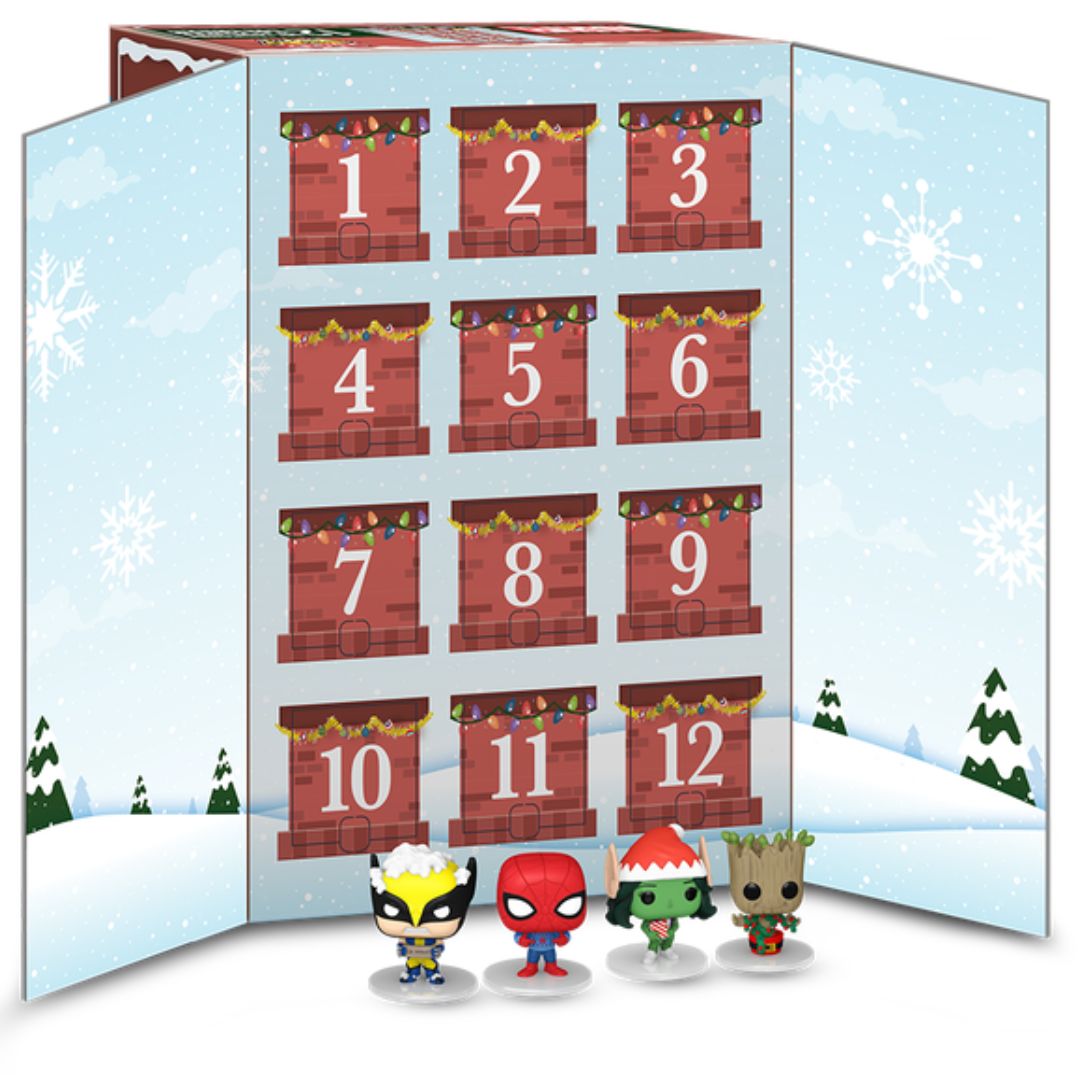 Funko Pop Marvel Christmas 12 Day Advent Calendar 12 Vinyl Figures