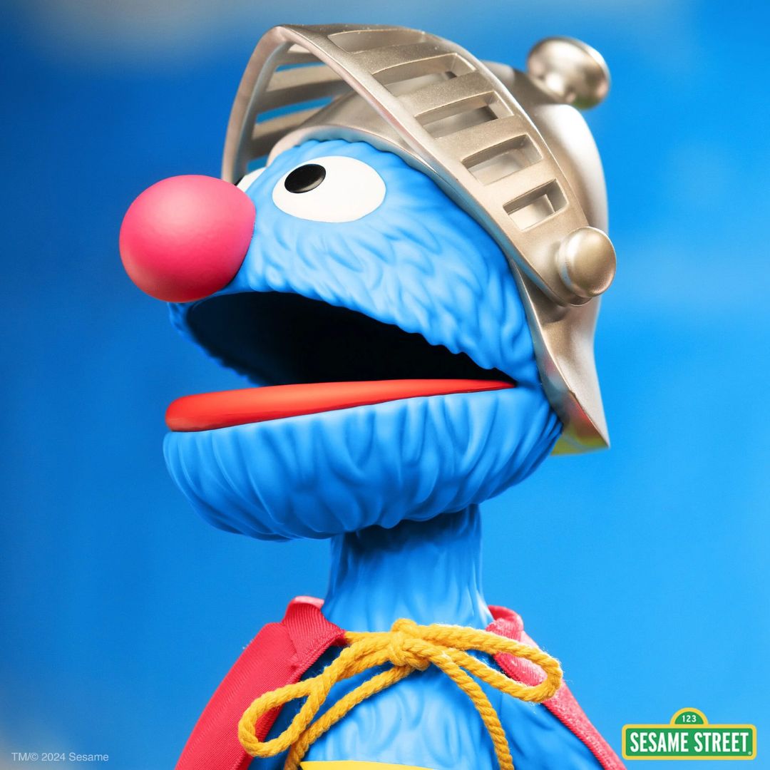 SuperSize Sesame Street Super Grover Figure by Super7 - RetroFestive.ca