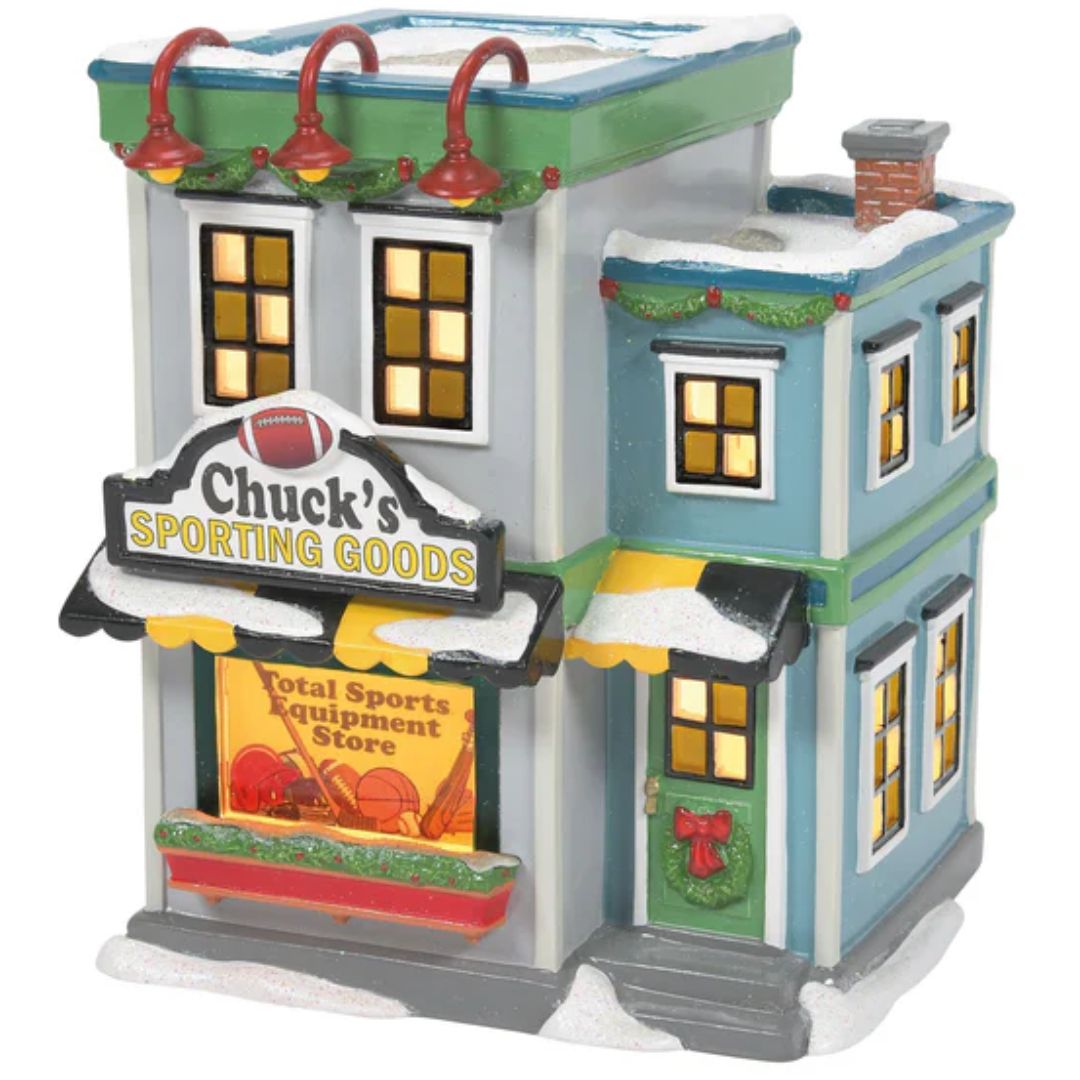 Department 56 Peanuts Village Chuck's Sporting Goods - RetroFestive.ca