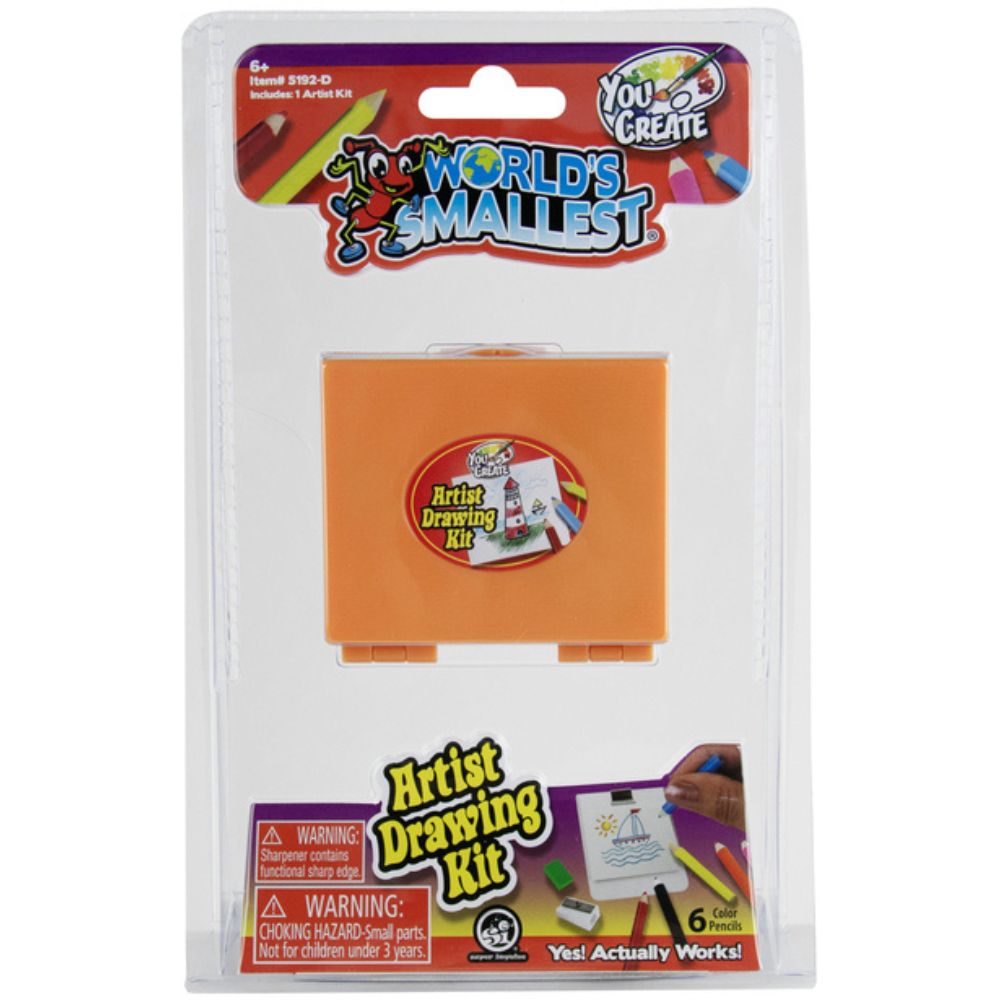 World's Smallest - You Create: Drawing Kit - RetroFestive.ca