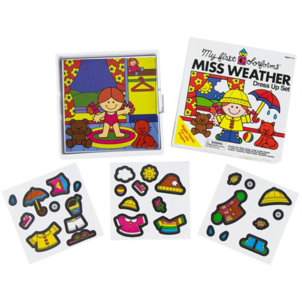 World's Smallest - Colorforms Ms.Weather - RetroFestive.ca