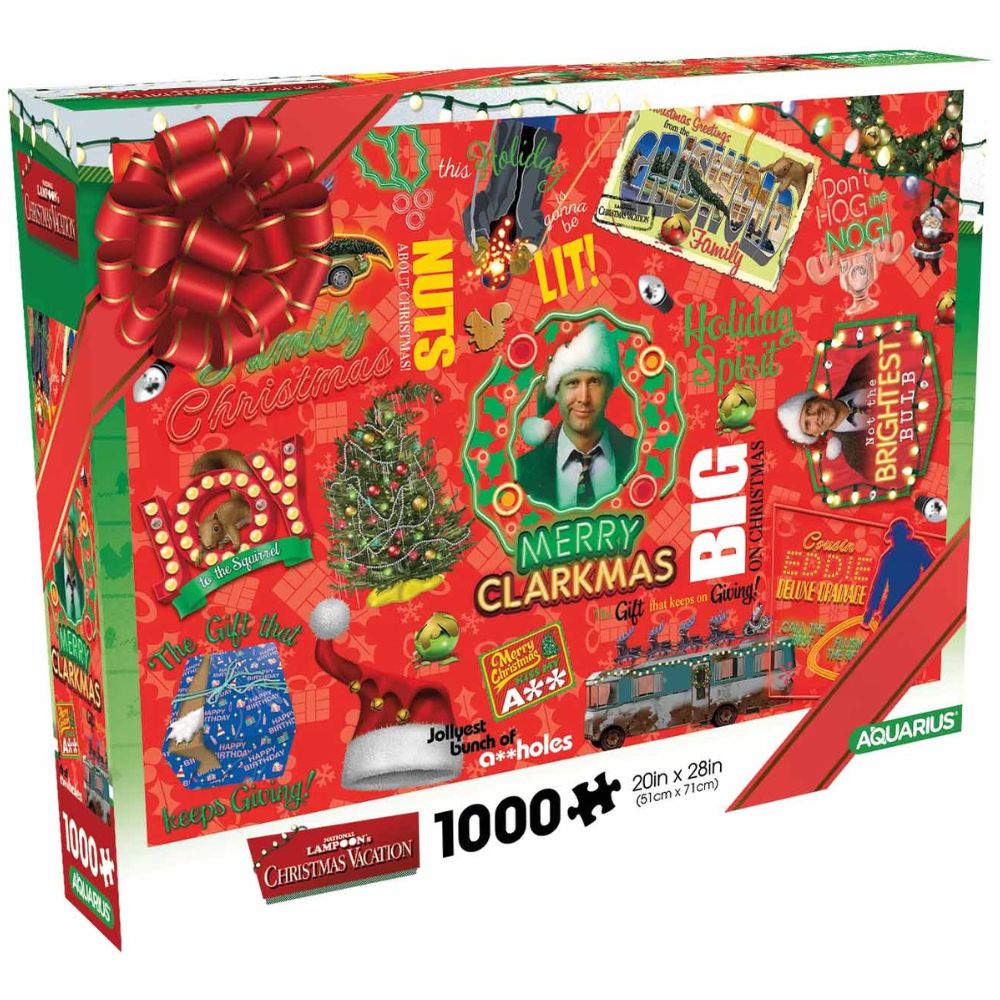 Christmas Vacation - Wrapping Paper 1000 Piece Jigsaw Puzzle ...