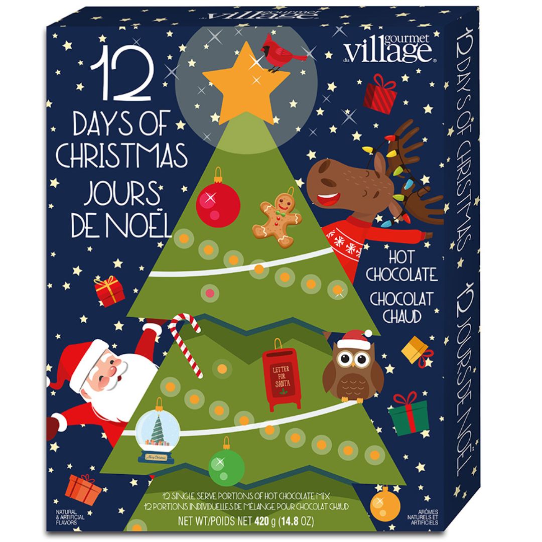 12 Days of Christmas Hot Chocolate Advent Calendar - RetroFestive.ca