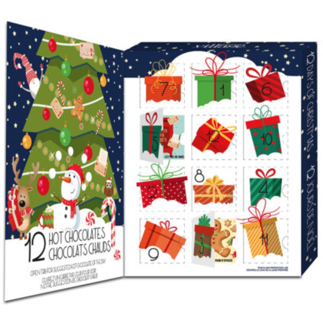 12 Days of Christmas Hot Chocolate Advent Calendar - RetroFestive.ca