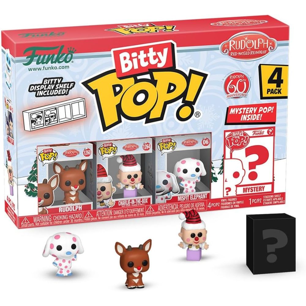 Bitty Pop! : Rudolph 4-Figure Pack - Random Style - RetroFestive.ca
