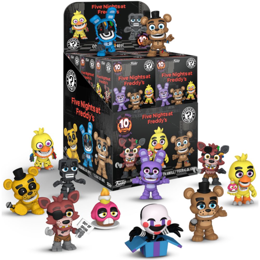 Pop! Mystery Mini: Five Nighs At Freddy's Mystery Mini Vinyl Figures ...