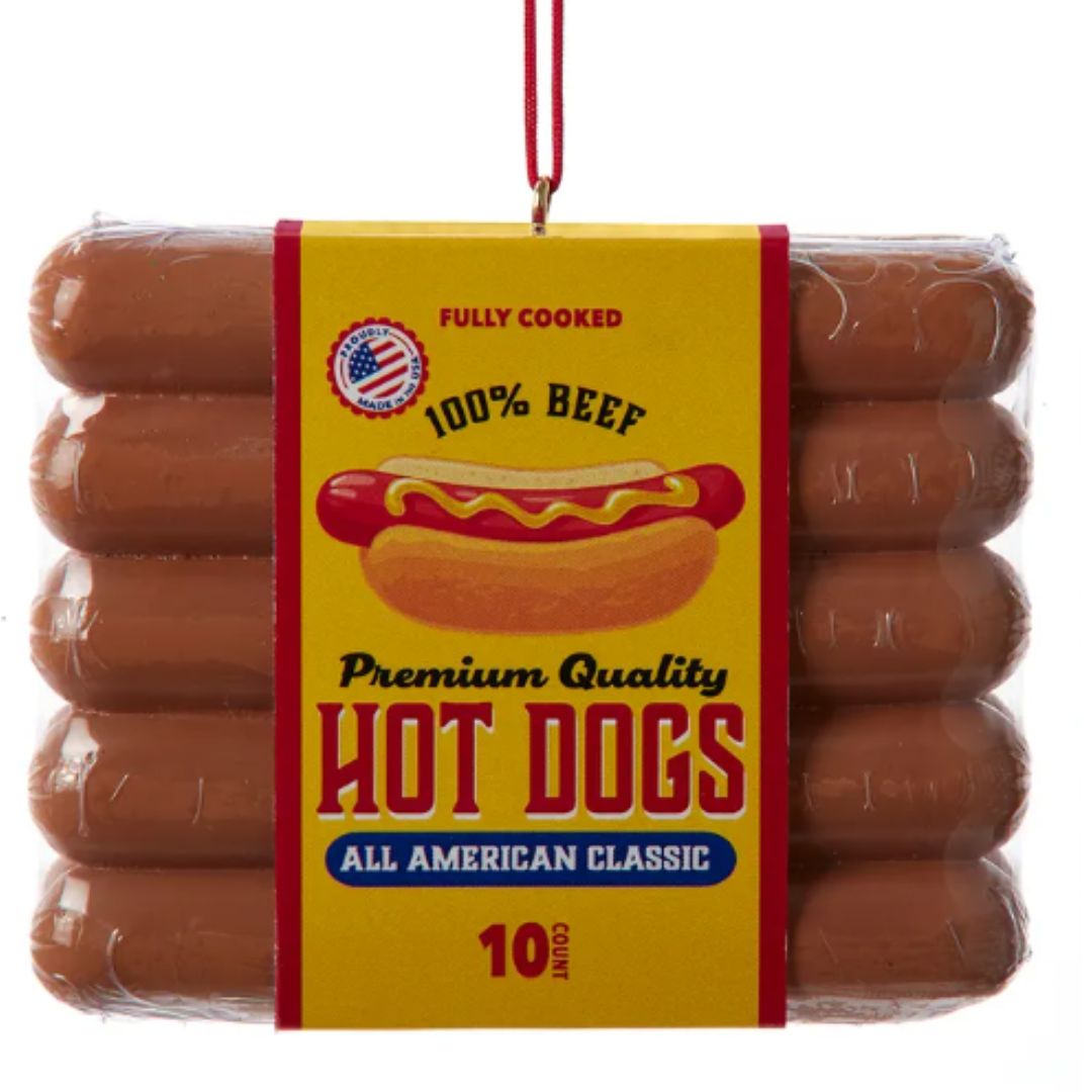Package of Hot Dogs Ornament - RetroFestive.ca