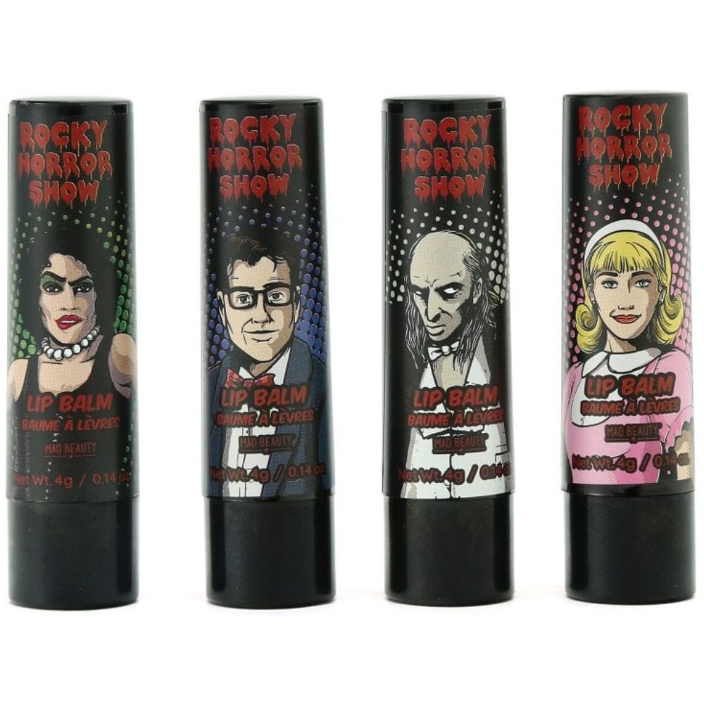 Rocky Horror Show Lip Balm Collection Set of 4 by Mad Beauty ...