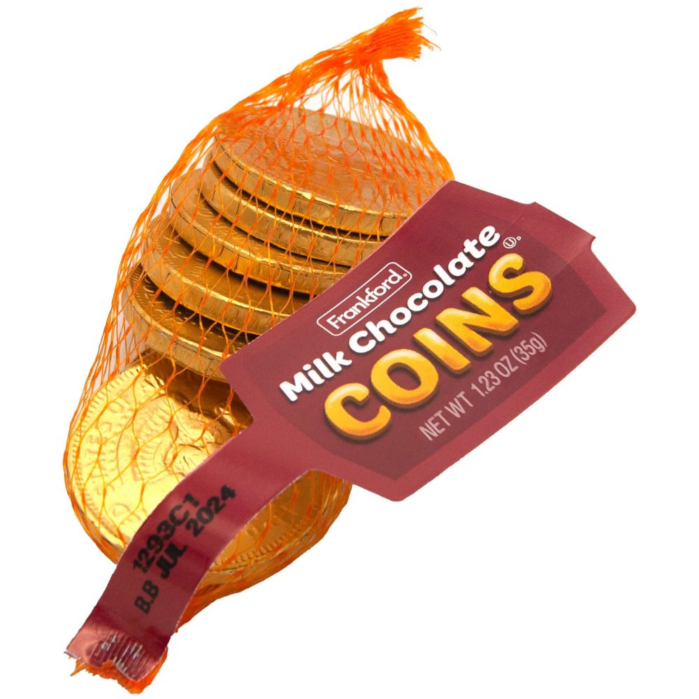 Frankford Milk Chocolate Gold Coins - RetroFestive.ca