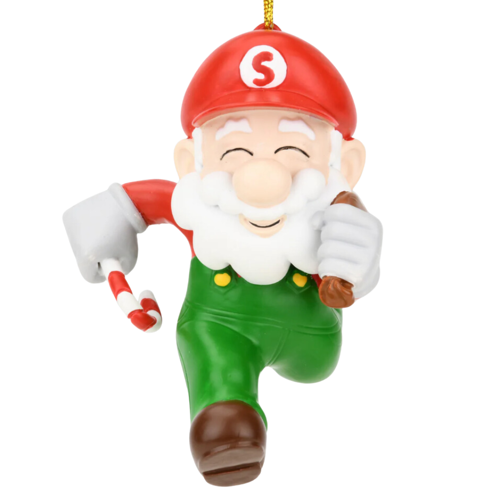 Super Santa Bros Ornament Canada | RetroFestive.ca