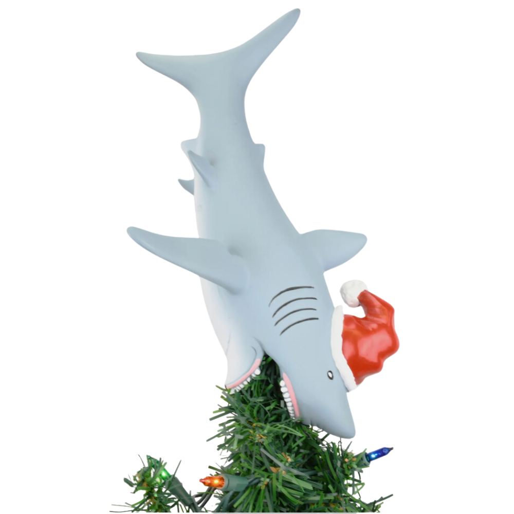 Great White Shark Christmas Tree Topper Canada | RetroFestive.ca