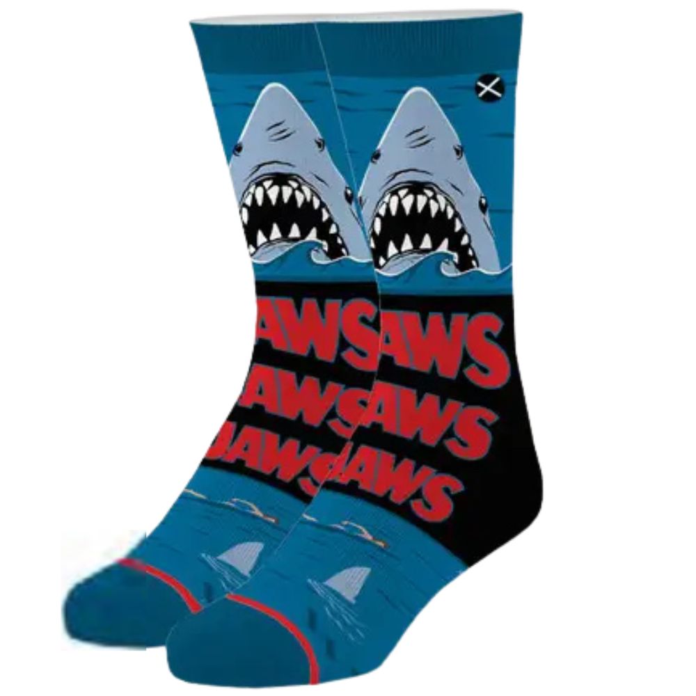 Jaws Mash Up Socks by Odd Sox - RetroFestive.ca