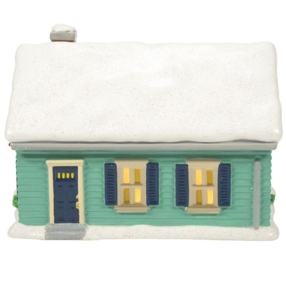 Department 56 Peanuts Christmas Village The Blue House On James Street ...