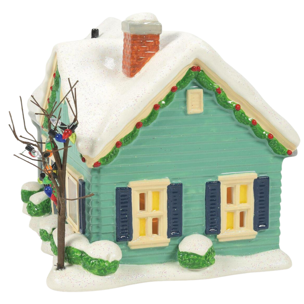 Department 56 Peanuts Christmas Village The Blue House On James Street ...