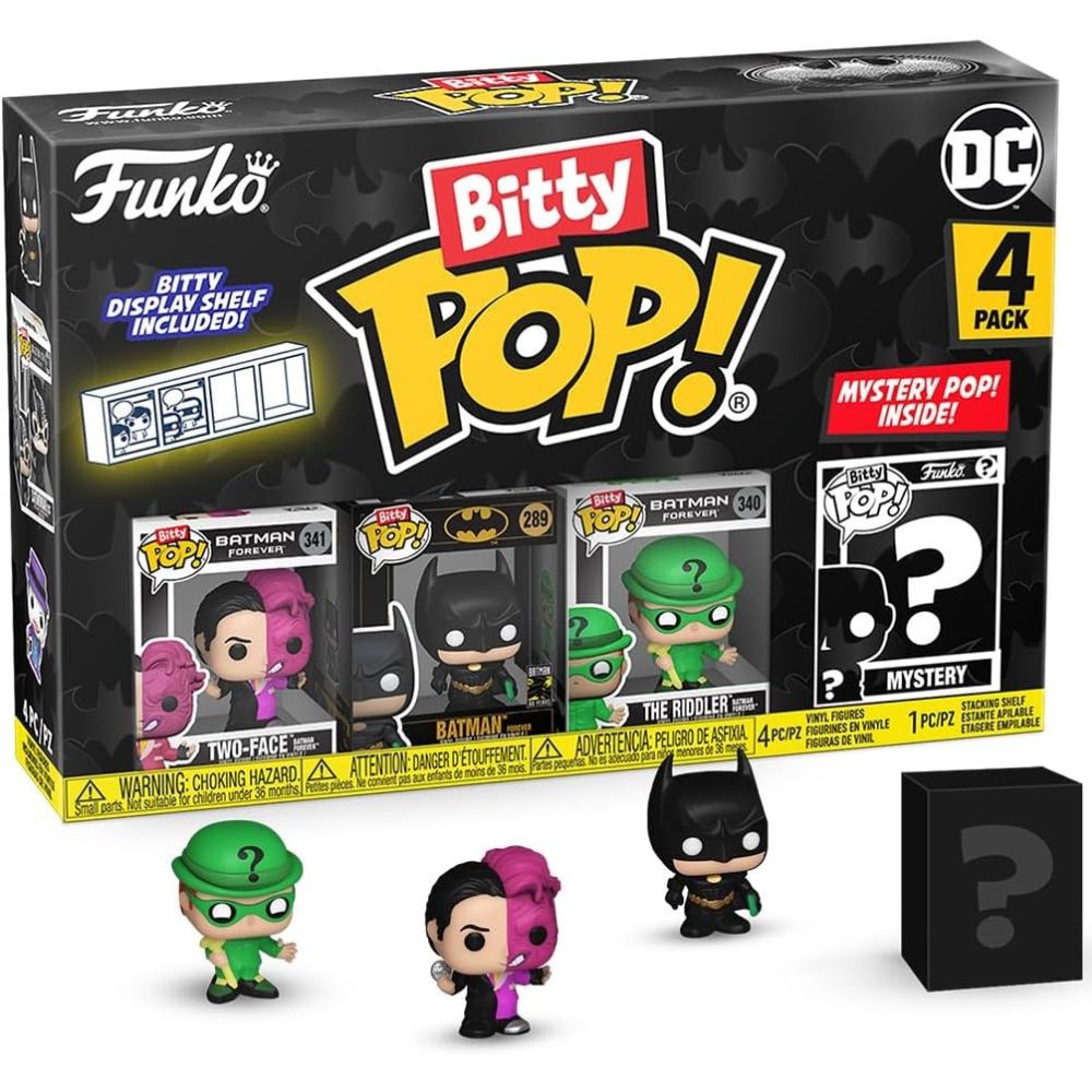Bitty Pop!: Batman 4-Figure Pack - Random Style - RetroFestive.ca