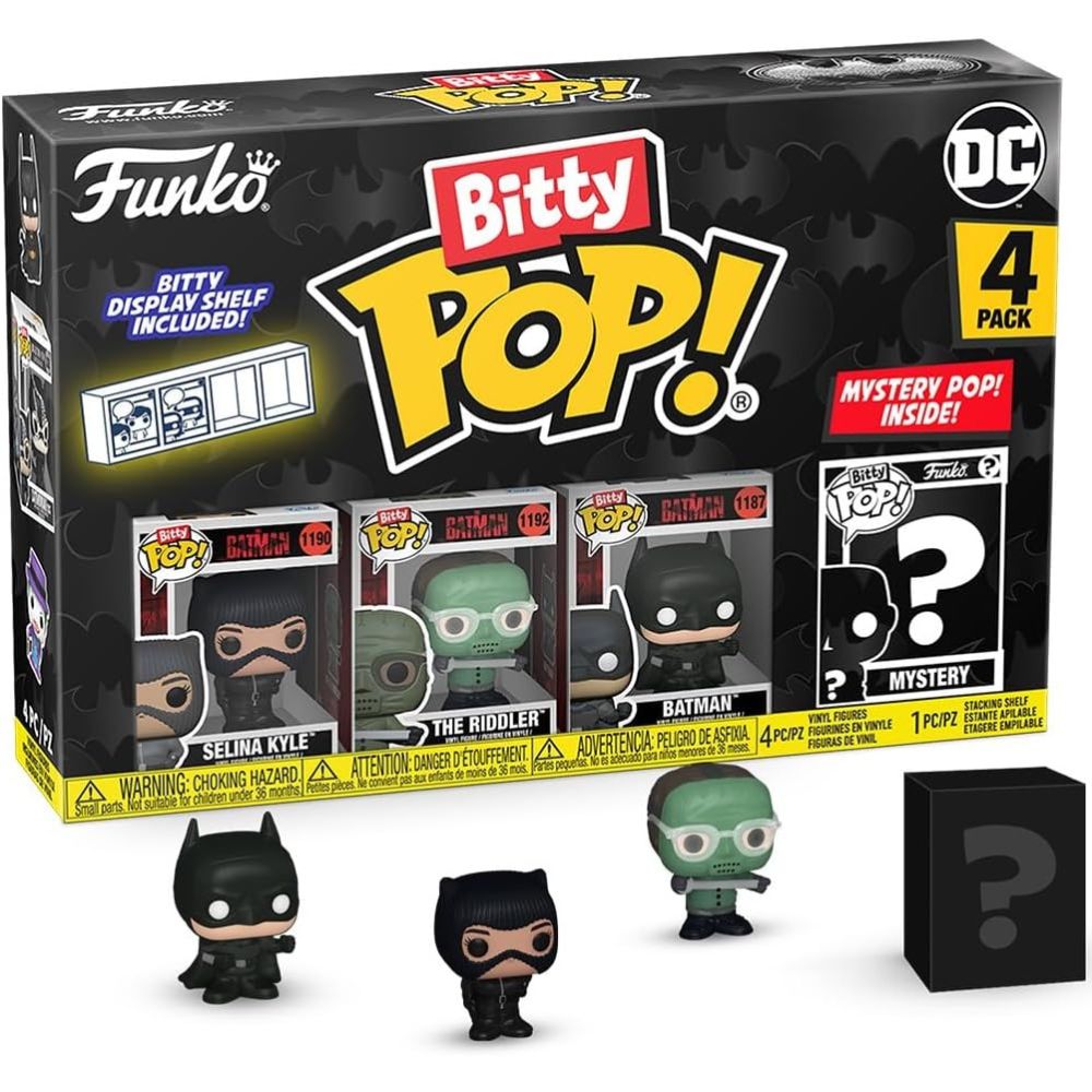 Bitty Pop!: Batman 4-Figure Pack - Random Style - RetroFestive.ca