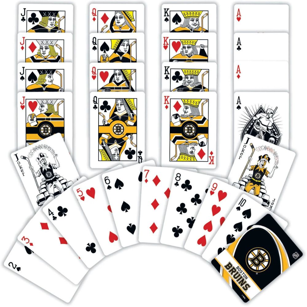 NHL Playing Cards - Boston Bruins - RetroFestive.ca