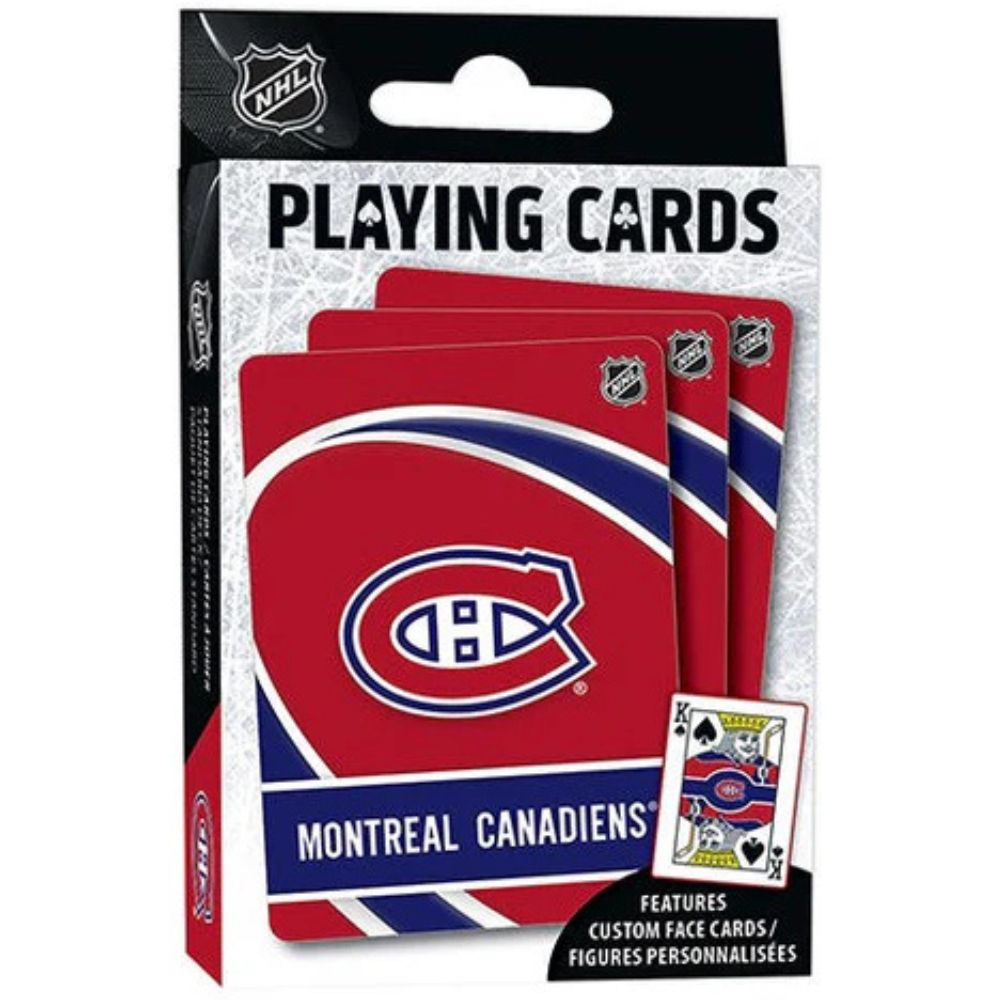 NHL Playing Cards - Montreal Canadiens - RetroFestive.ca