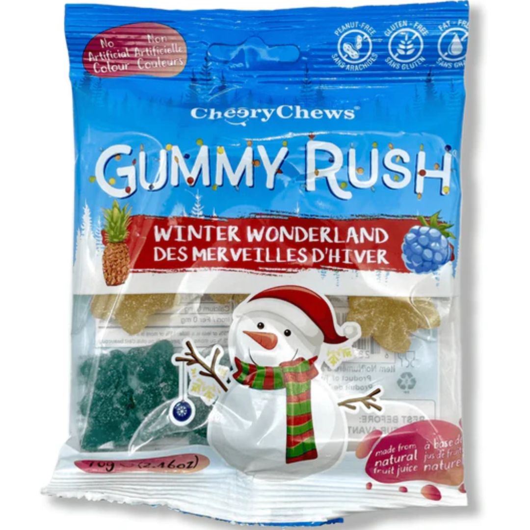 Gummy Rush Winter Wonderland Snowflakes Christmas Gummies - RetroFestive.ca