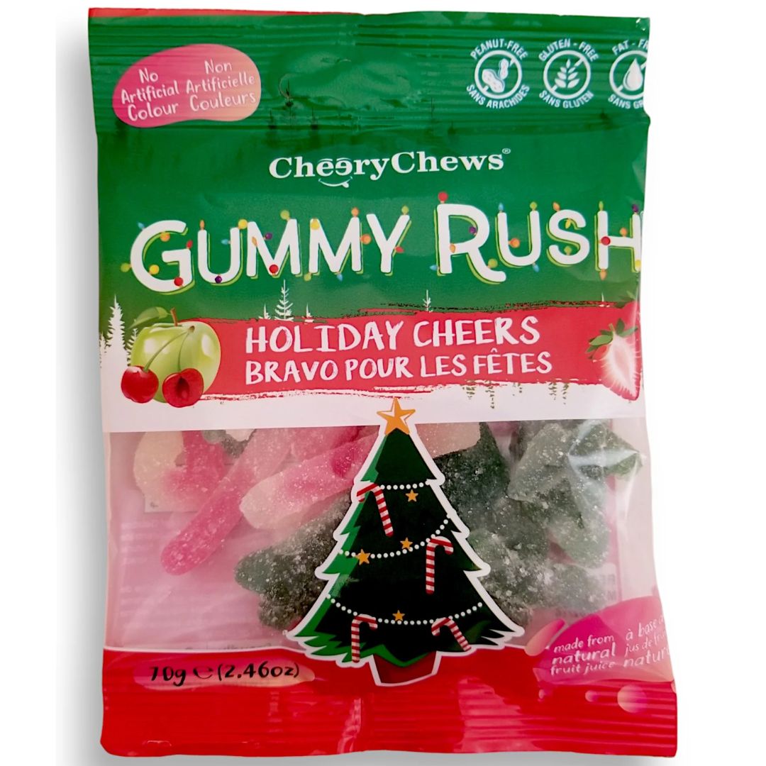 Gummy Rush Holiday Cheers Christmas Gummies - RetroFestive.ca