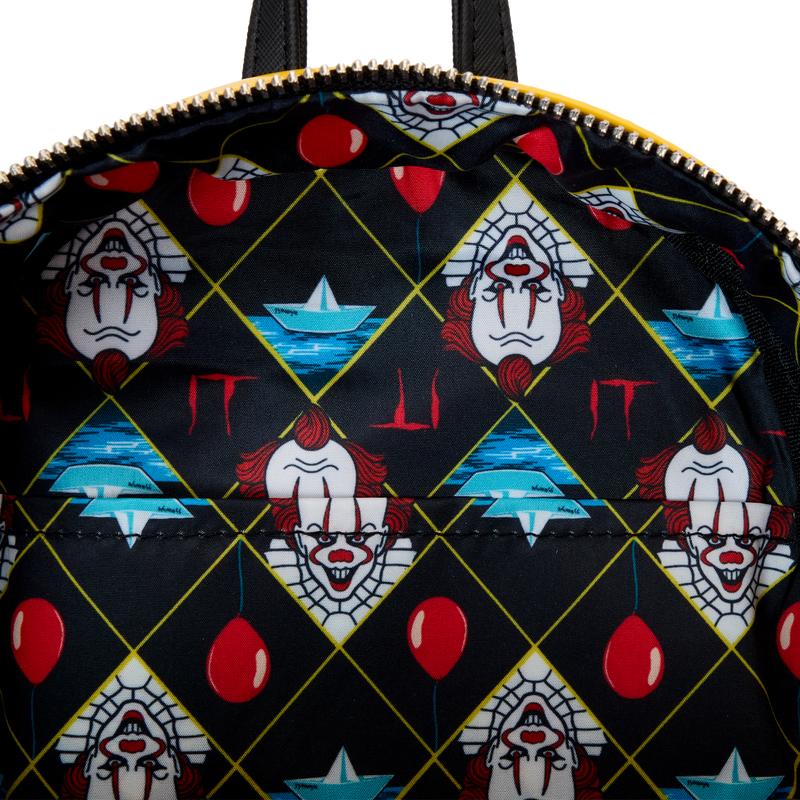 IT Pennywise Raincoat Mini Backpack by Loungefly Canada | RetroFestive.ca