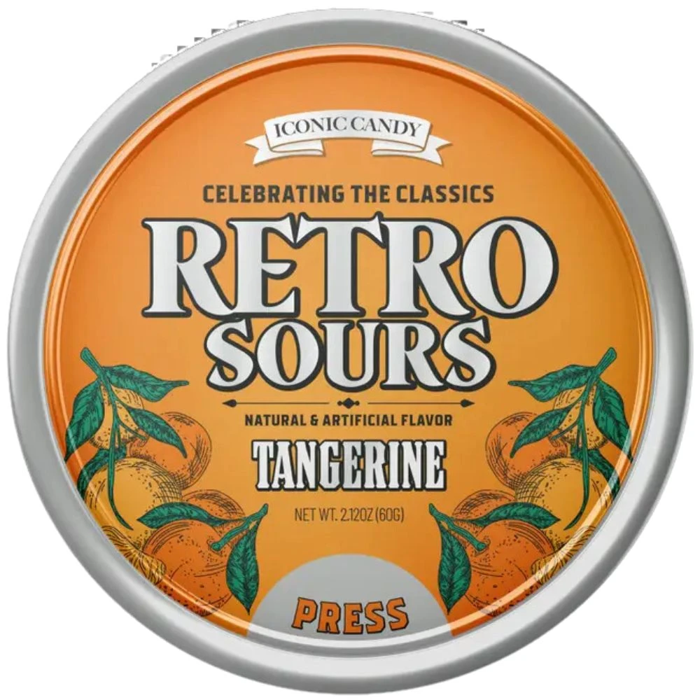 Iconic Retro Sours Tangerine - RetroFestive.ca