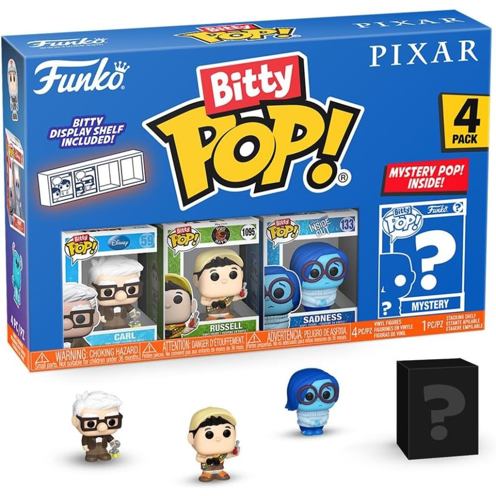 Bitty Pop!: Pixar 4-Figure Pack - Random Style - RetroFestive.ca