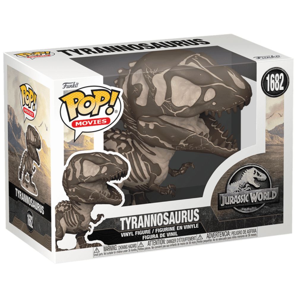 Pop! Movies: Jurassic World - Tyrannosaurus Rex (Fossil) - RetroFestive.ca