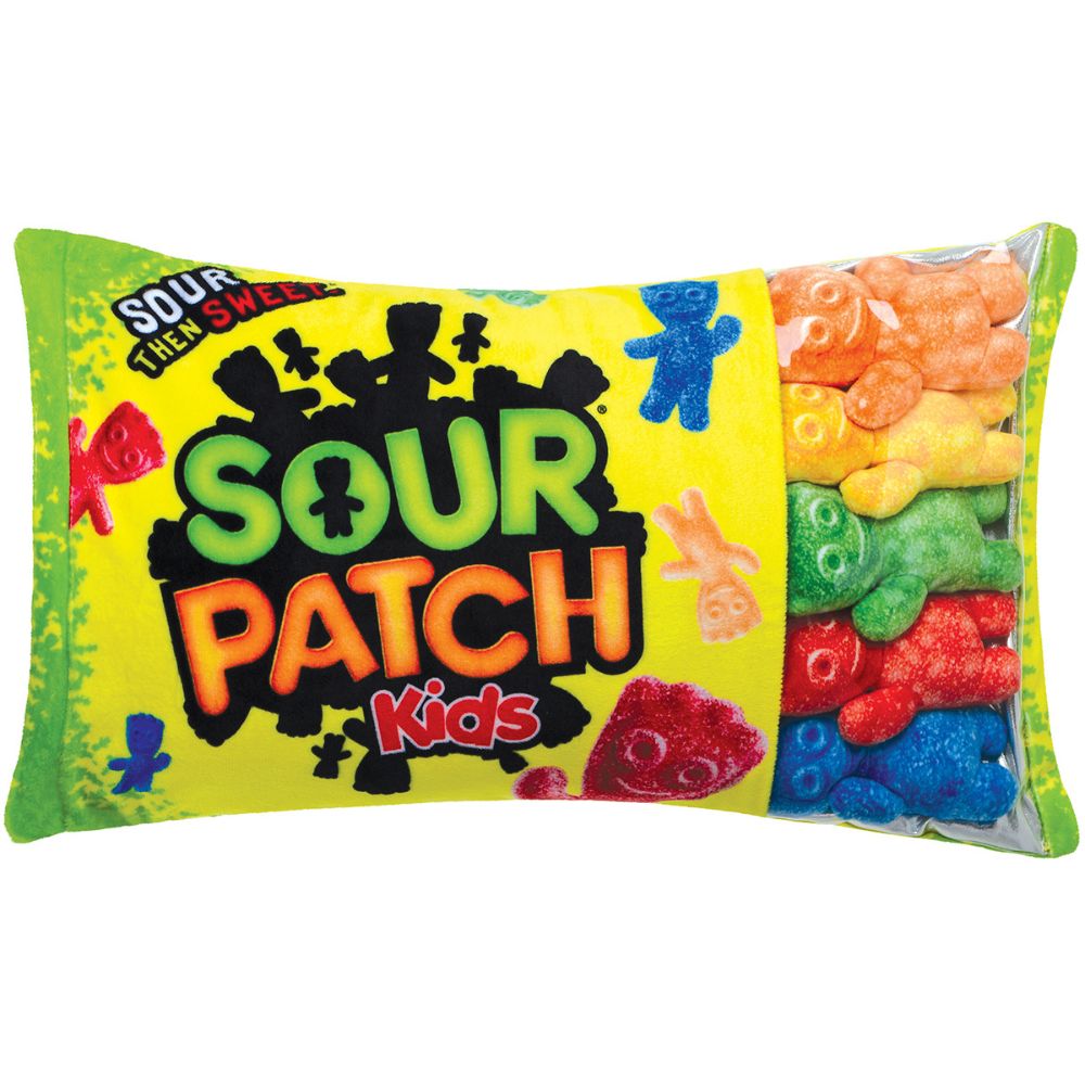 Sour Patch Kids Packaging Plush Pillow with Removeable Pieces ...